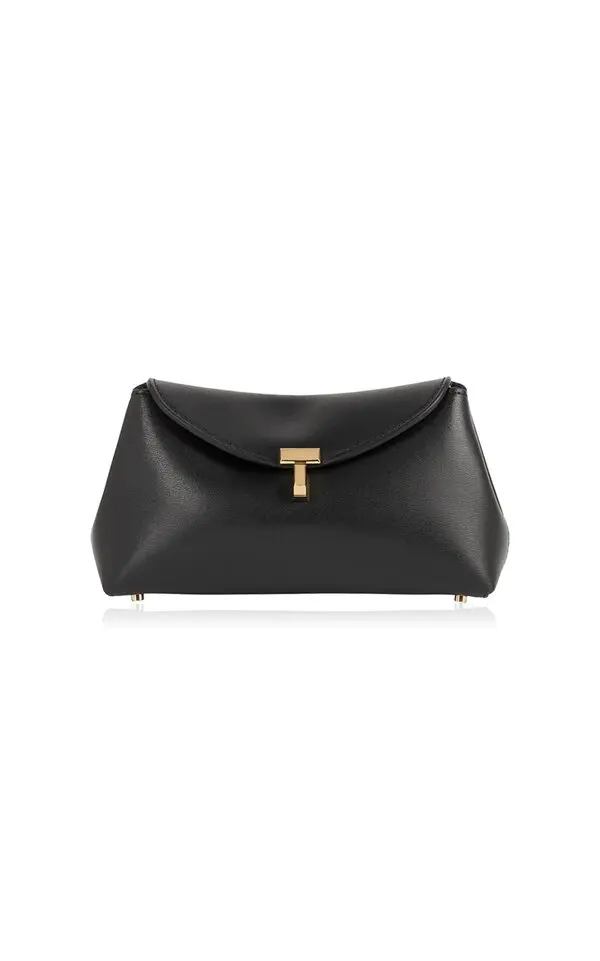TOTEME Mini T-lock Leather Clutch