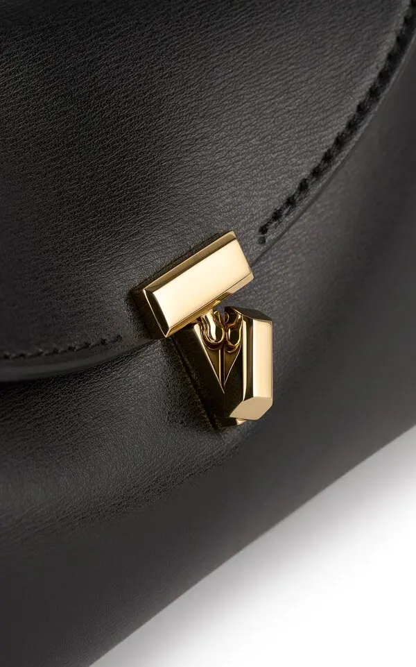TOTEME Mini T-lock Leather Clutch