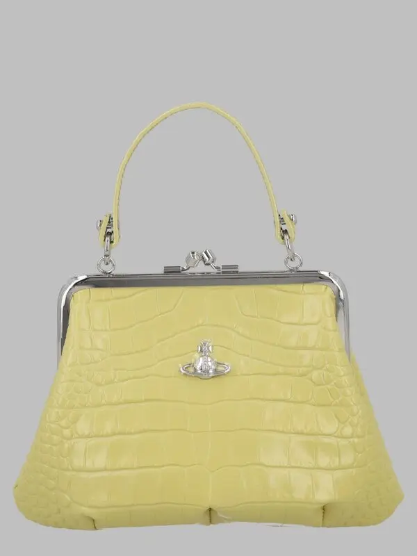VIVIENNE WESTWOOD Leather Shoulder Bag With Signature Orb Hardware