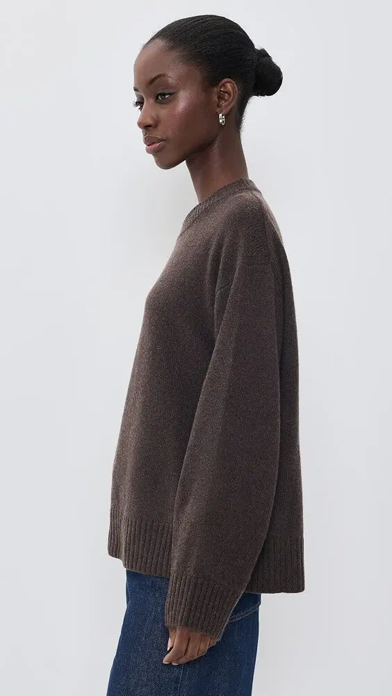 REFORMATION Cove Cashmere Oversized Crew Sweater
