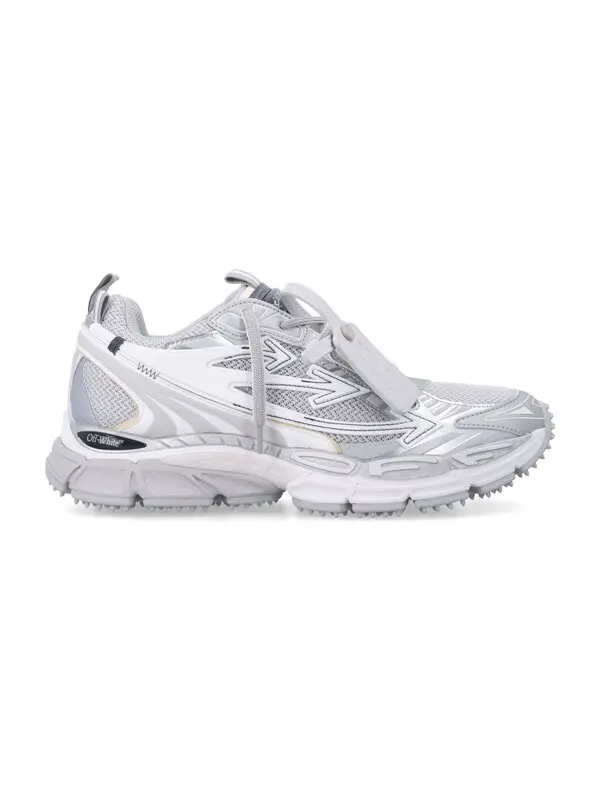 Off-White Graphic Panel Low-top Sneakers - Grey/silver