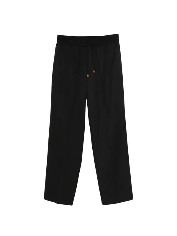 Drole De Monsieur 100% Cotton Trousers - Black