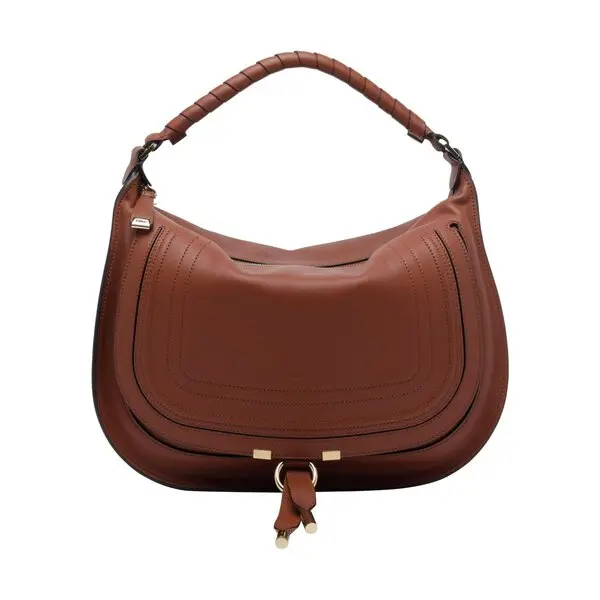 Chloé Marcie Shoulder Bag - Brown