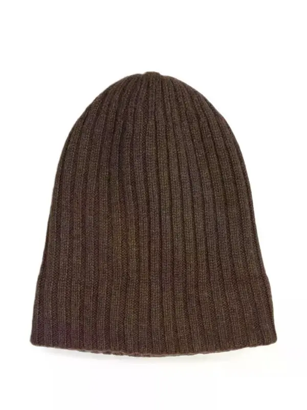 Fedeli Ribbed-knit Beanie Hat