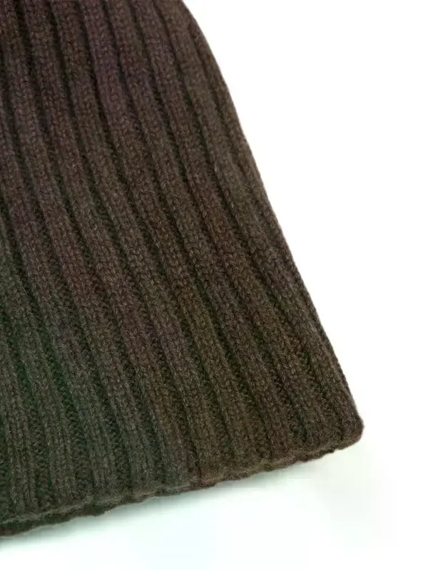 Fedeli Ribbed-knit Beanie Hat