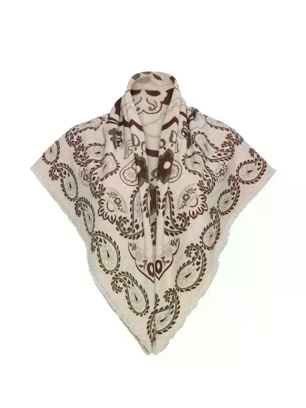 Cara Cara Tai Paisley-print Scarf - Neutrals