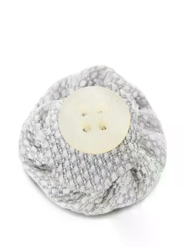 Corneliani Embroidered Silk Lapel Pin