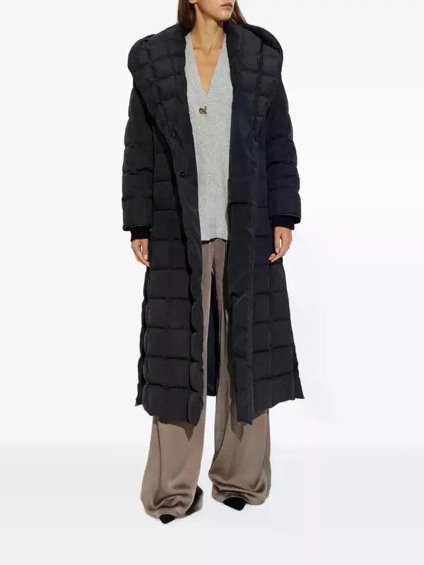 Fabiana Filippi Belted Long Down Coat