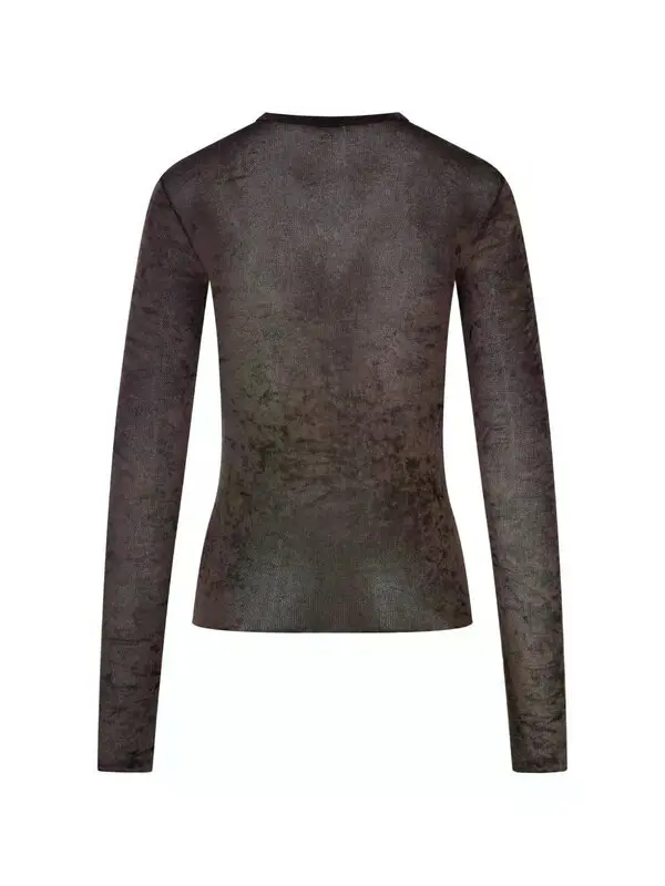 FORTE_FORTE Sheer-finish Long-sleeve T-shirt