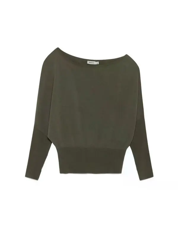 Simkhai Lavina Draped Off-shoulder Sweater