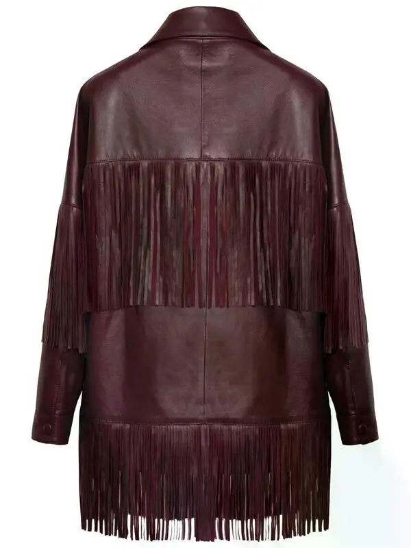 DANCASSAB Loretta Fringe-detailing Jacket
