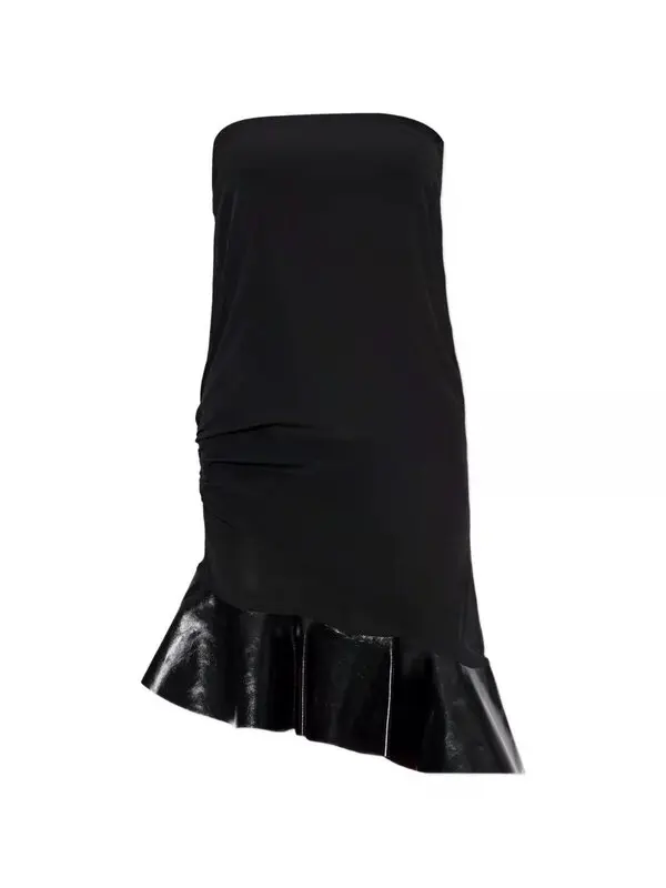 IRO PARIS Florence Ruffled Strapless Mini Dress