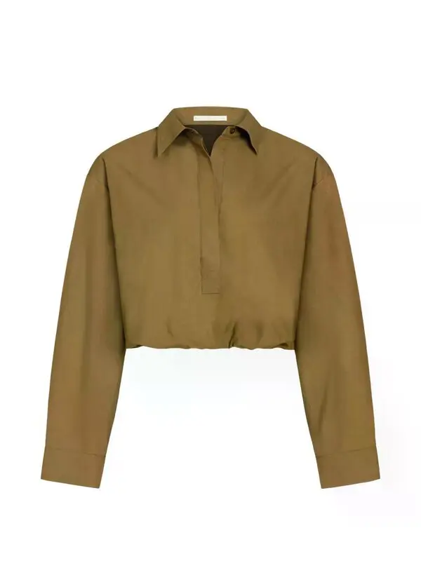 MARIE OLIVER Dallas Long-sleeve Polo Top