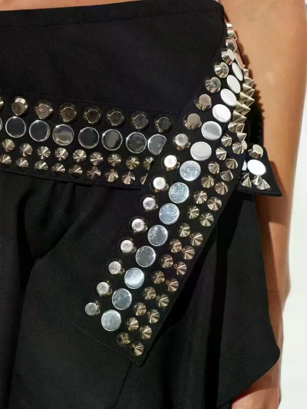 IRO PARIS Vanopia Stud-embellished Mini Skirt