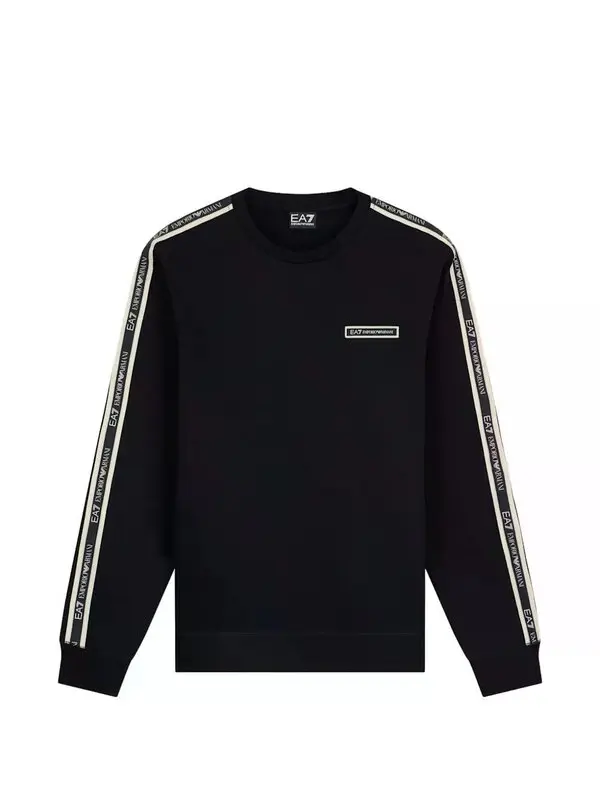 EA7 Logo-tape Sweatshirt - Black