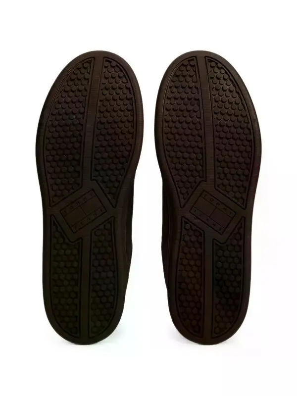 Tommy Hilfiger Logo-patch Perforated Low-top Sneakers
