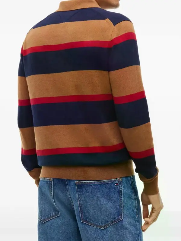 Tommy Hilfiger Striped Polo-collar Sweater