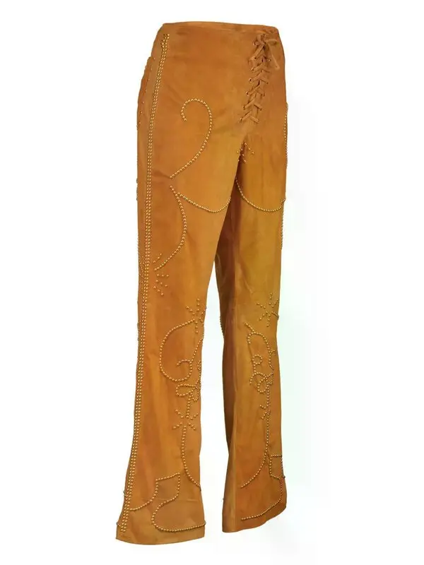 DANCASSAB Viola Flared Trousers - Orange