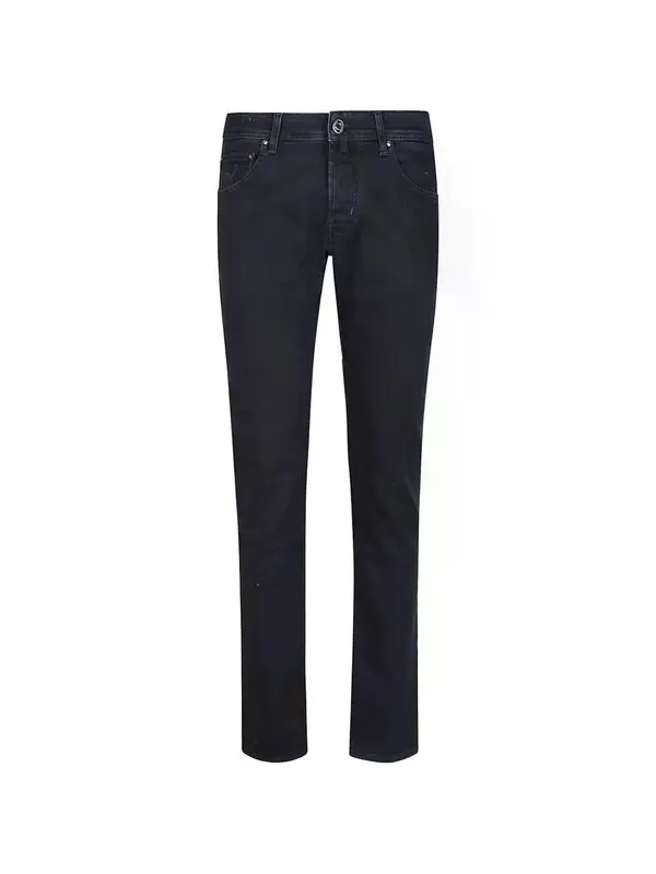 Jacob Cohen Nick Slim Logo-patch Jeans - Blue