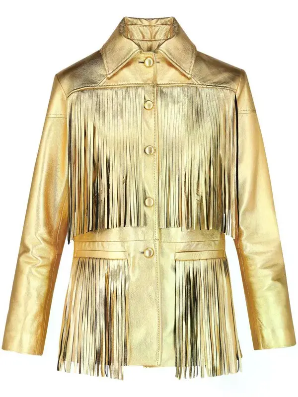 DANCASSAB Dixie Fringe-trim Jacket