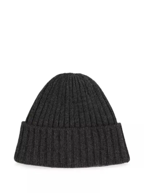 Fedeli Ribbed-knit Cashmere Beanie Hat