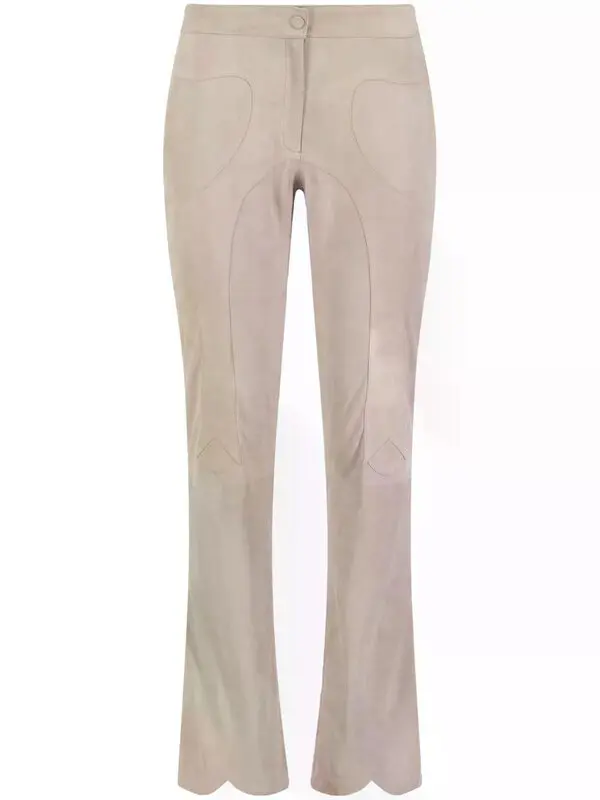 DANCASSAB Pamela Flared Trousers - Neutrals