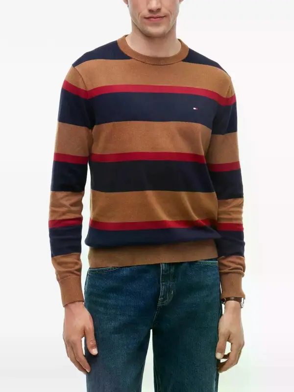 Tommy Hilfiger Striped Crew-neck Sweater