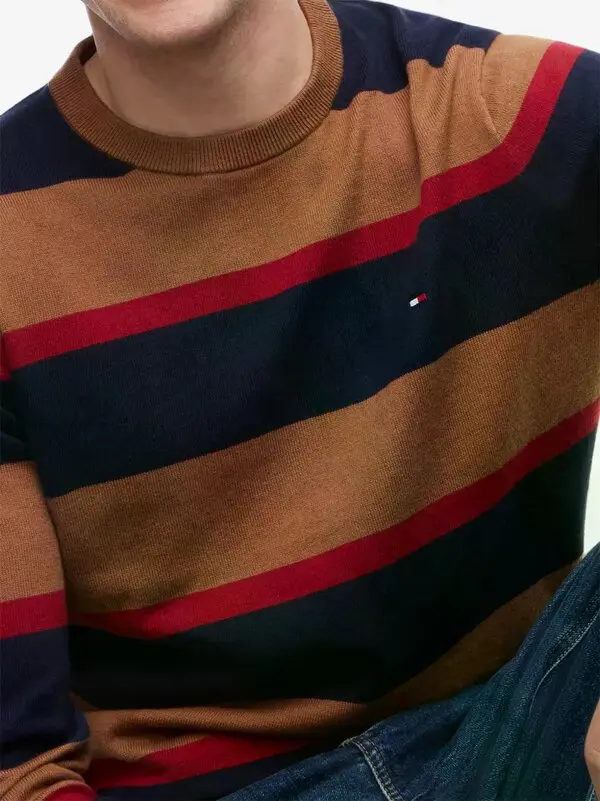 Tommy Hilfiger Striped Crew-neck Sweater
