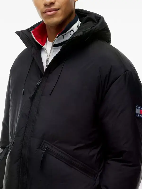 Tommy Hilfiger Logo-patch Hooded Padded Jacket