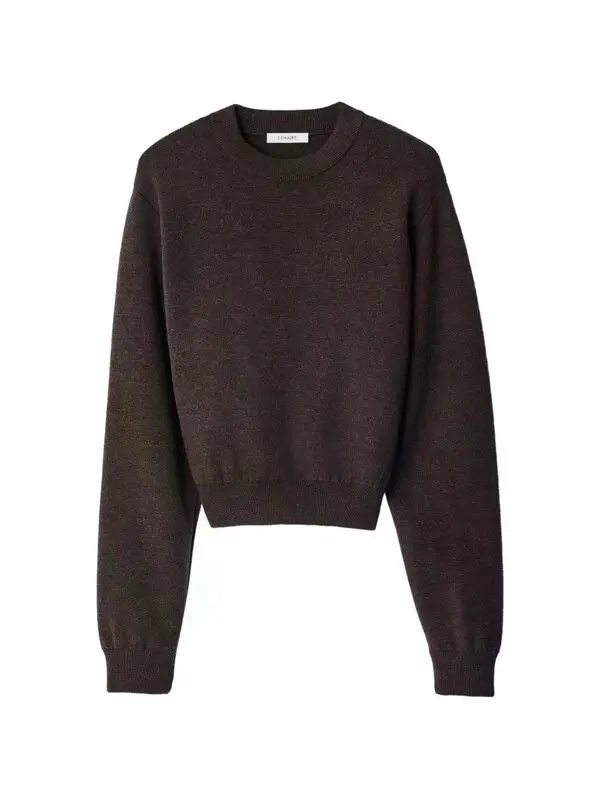LEMAIRE Short Sweater In Felted Merino Wool