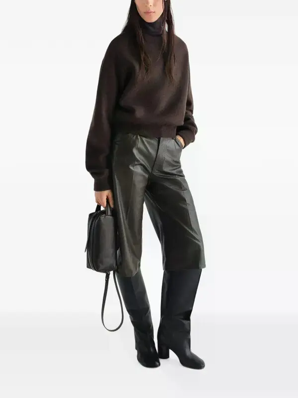LEMAIRE Short Sweater In Felted Merino Wool