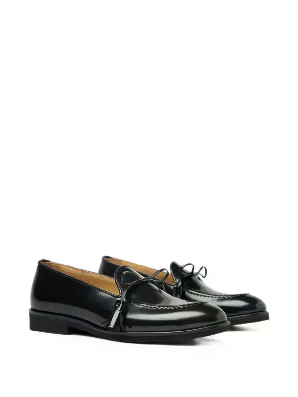 SCAROSSO Madison Tassel Loafers - Black