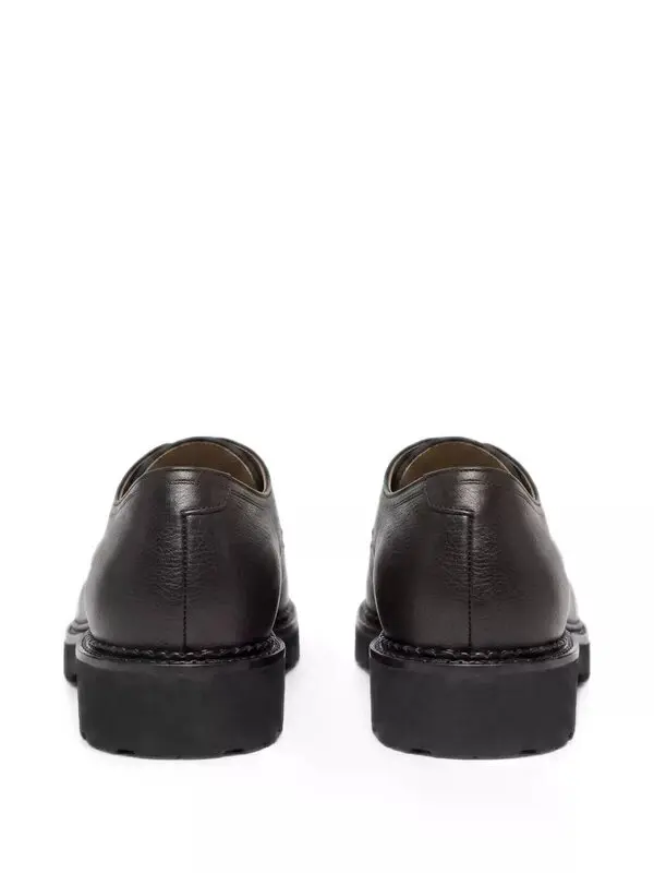 SCAROSSO Rupert Hammered Leather Oxford Shoes