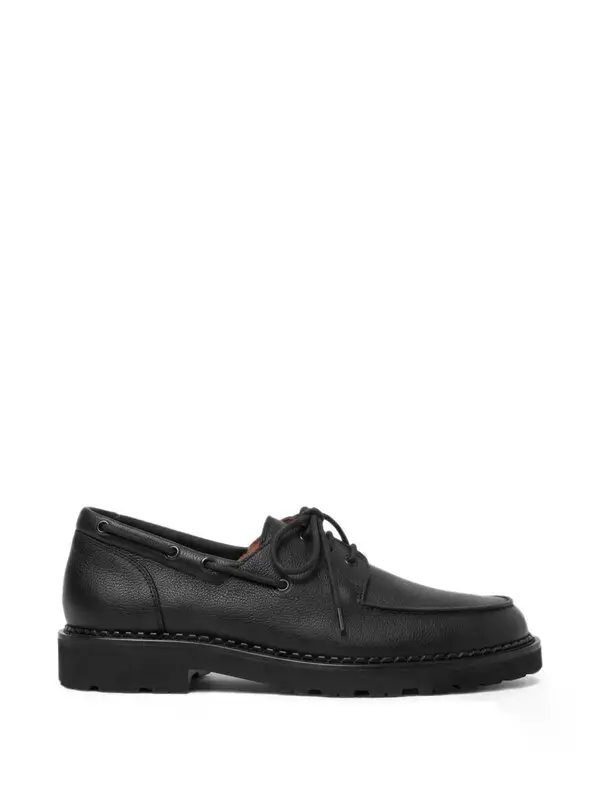 SCAROSSO Arthur Leather Boat Shoes
