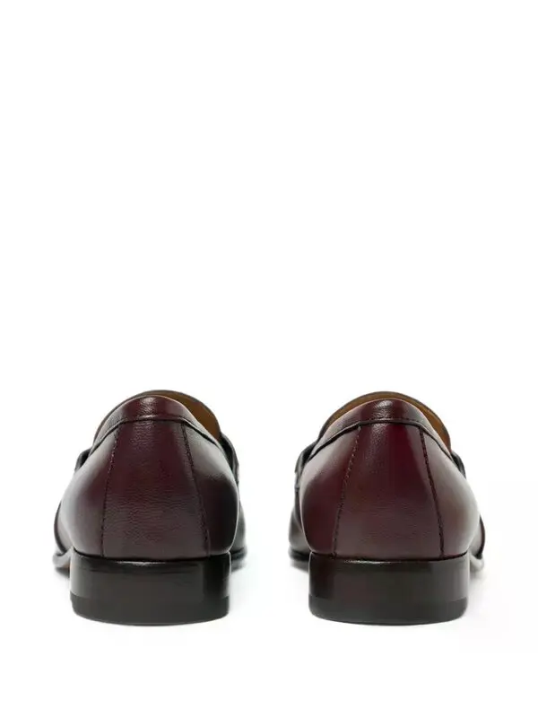 SCAROSSO Mar Gathered-stitch Loafers