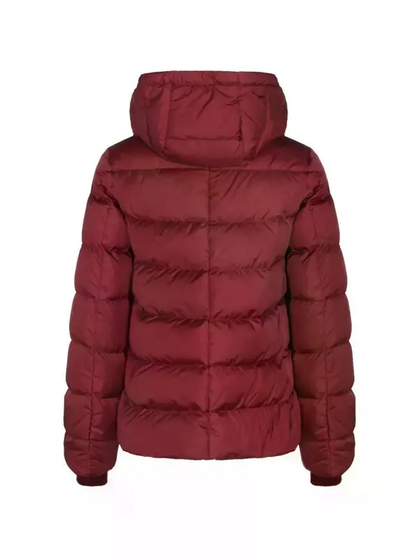 Herno Quilted Hooded Puffer Jacket - Red