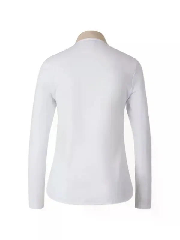 Peserico Contrast-collar Long-sleeve Shirt