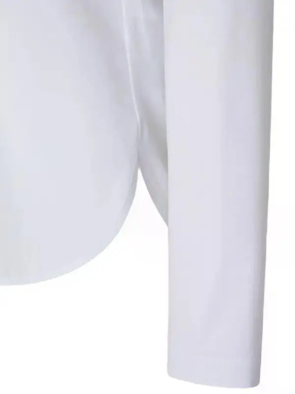 Peserico Contrast-collar Long-sleeve Shirt