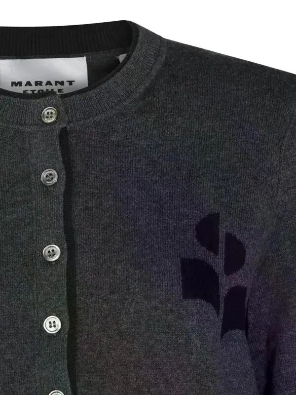 MARANT ETOILE Lona Logo-embroidered Cardigan