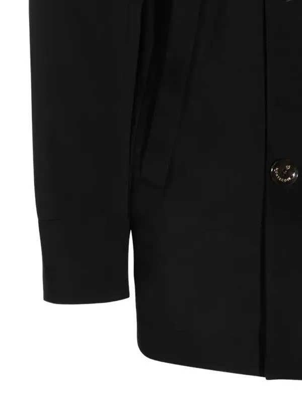 MONTECORE Double-breasted High-neck Coat