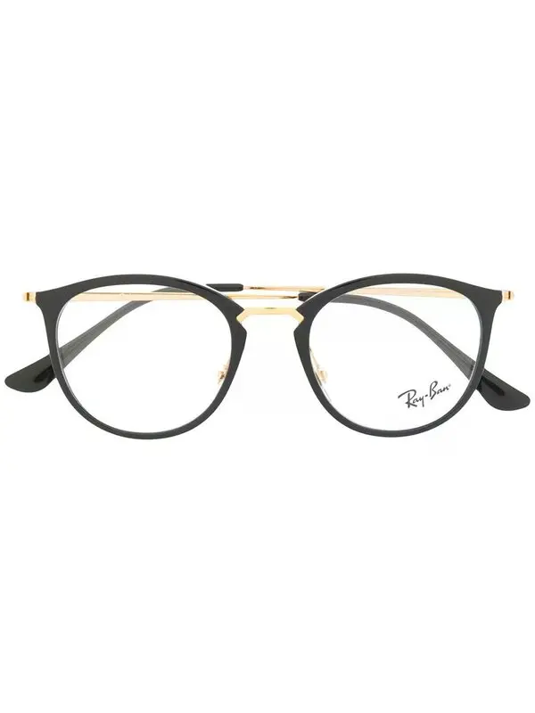 Ray-ban Round Shape Glasses - Black