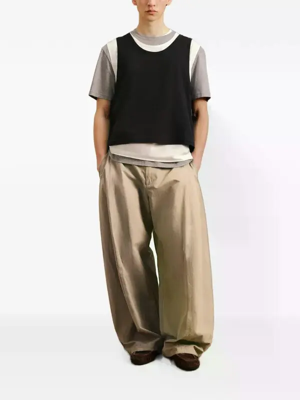 CROQUIS Curved-leg Oversized Trousers