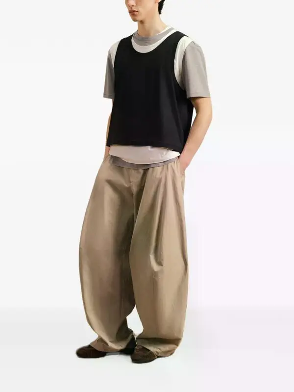 CROQUIS Curved-leg Oversized Trousers