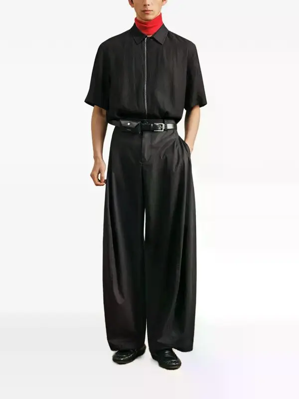 CROQUIS Patch-pocket Wide-leg Trousers