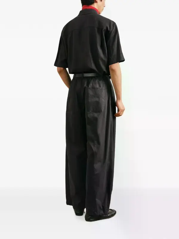 CROQUIS Patch-pocket Wide-leg Trousers