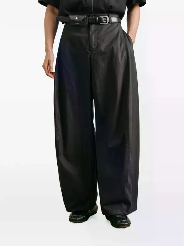 CROQUIS Patch-pocket Wide-leg Trousers