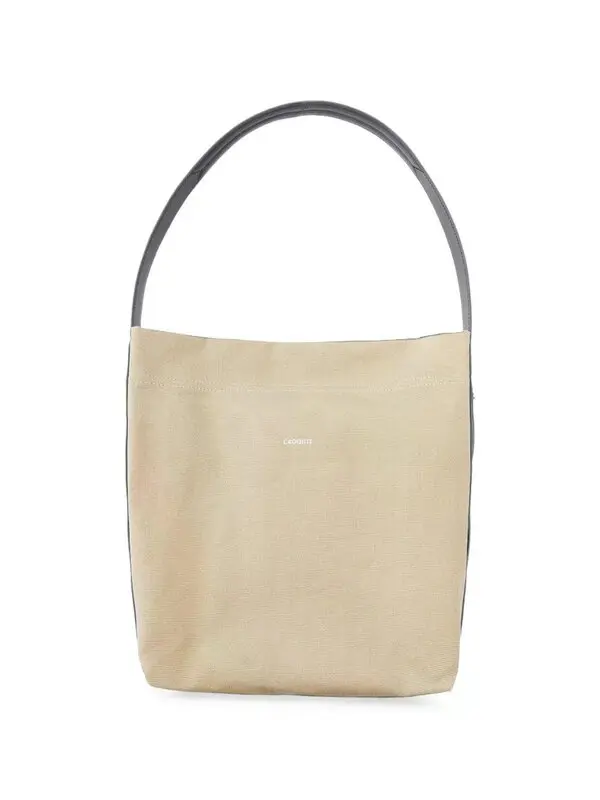 CROQUIS Logo-print Shoulder Bag - Neutrals