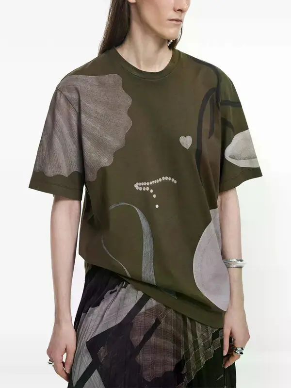 JNBY Abstract-print Short-sleeve T-shirt