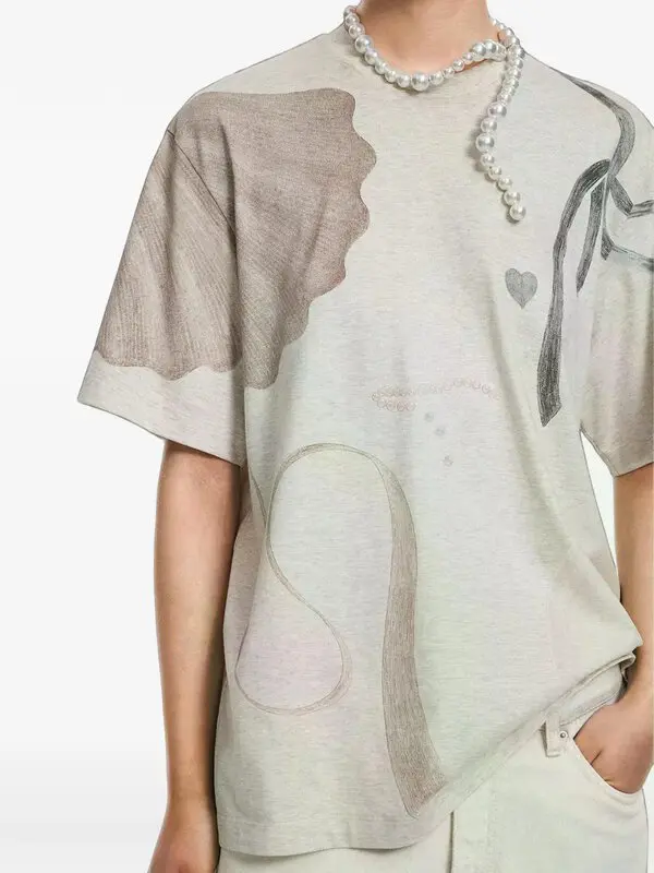 JNBY Abstract-print T-shirt