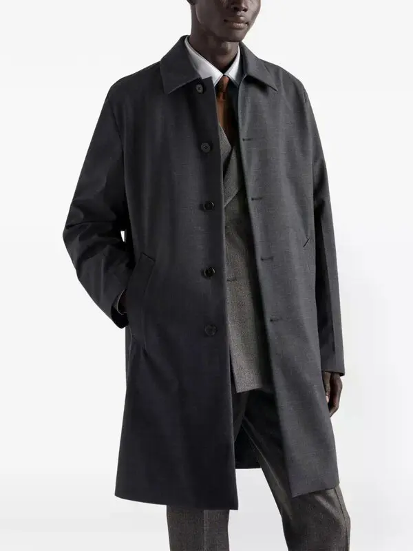 Prada Technical Wool Coat